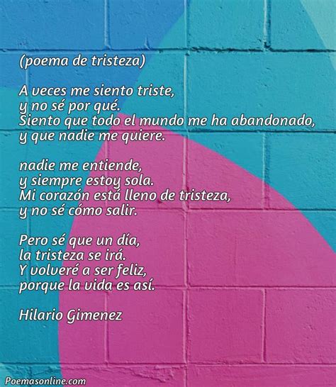 5 Mejores Poemas Para La Tristeza Poemas Online