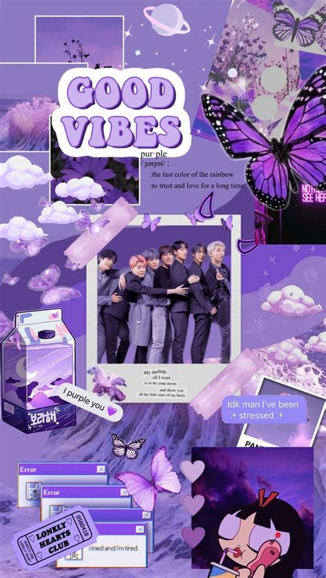 Wallpaper Aesthetic Purple Bts At Betty Novack Blog