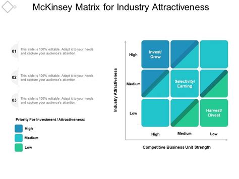 Mckinsey Matrix For Industry Attractiveness Ppt Powerpoint Presentation Pictures Portrait