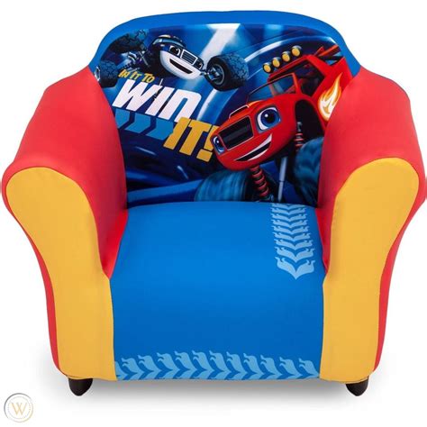 Nick Jr Blaze And The Monster Machines Plastic Frame Upholstered Chair
