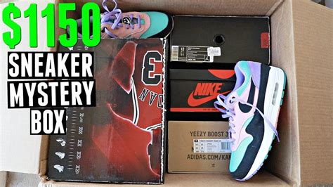 Unboxing A 1150 Sneaker Mystery Box Very Rare Jordans Youtube