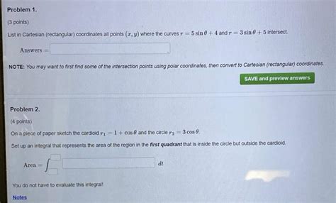 Solved Problem 1 3 Points List In Cartesian Rectangular