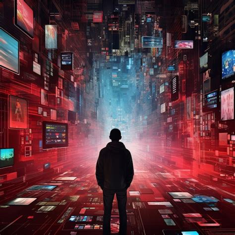 premium ai image data corruption mesmerizingly rearranging visual