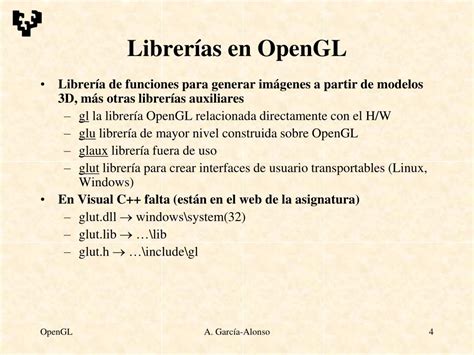 PPT Introducción a OpenGL PowerPoint Presentation free download ID