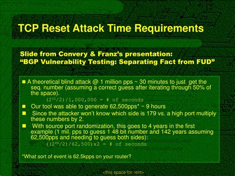 ppt slipping in the window tcp reset attacks powerpoint presentation