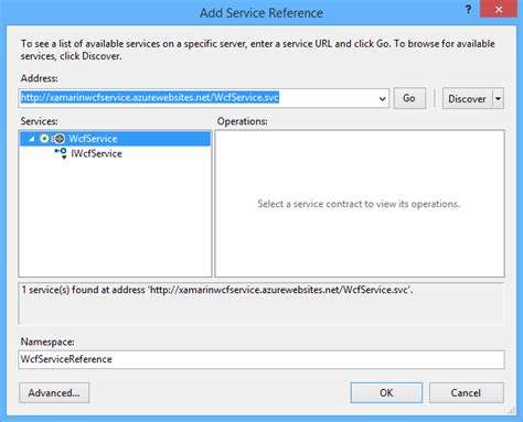 Integrating A Wcf Service In Xamarinforms
