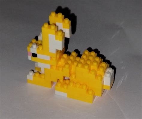 Lego Moc Yellow Rabbit By Spacesteave Rebrickable Build With Lego