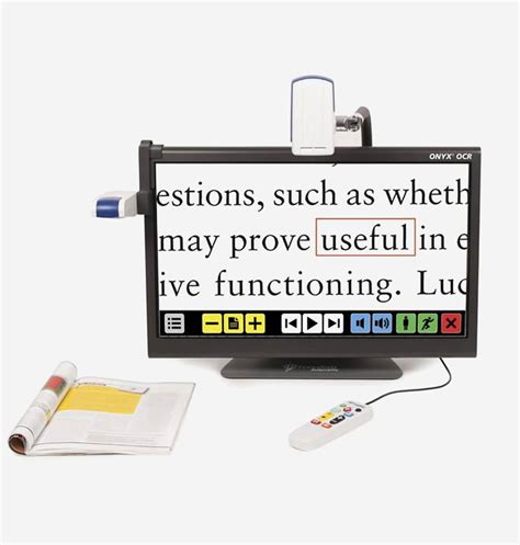 ONYX OCR Low Vision Products For Macular Degeneration Visitech Magnifiers
