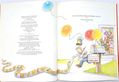 Jimmys Boa And The Big Splash Birthday Bash Signed 1st Edition In Dust