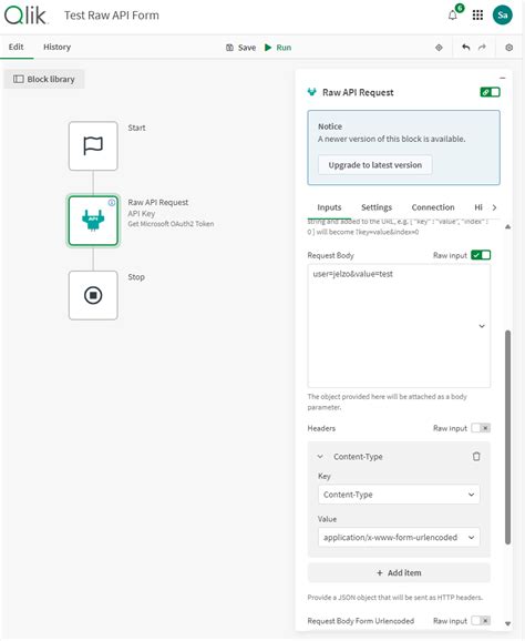 Solved Cannot Post Form Data Using Upgraded Api Key Ra Qlik