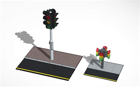 3d Design Stop Light Model Remakefaves1 Tinkercad