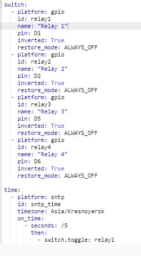 Esp8266 Relay Ontime Activation Esphome Home Assistant Community