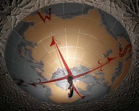 1930s Nautical Globe Compass Ceiling Light Fixture 25522340