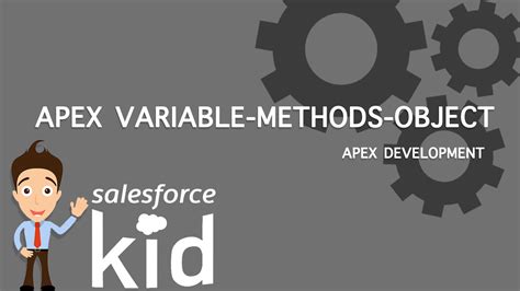 APEX VARIABLE METHODS OBJECT SFDC Kid