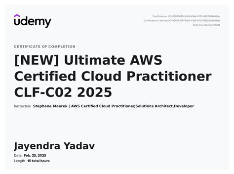 Aws Cloudcomputing Awscertified Learningneverstops Udemy… Jayendra Yadav