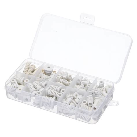 139pcs Strain Relief Cord Connector Assortment Cable Bushing Boot
