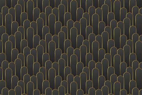 Premium Vector Abstract Circles Geometric Seamless Pattern Template Textured Deco Background