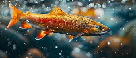 Premium Photo Dusk39s Symphony The Graceful Leap Of A Migrating Salmon Concept Nature