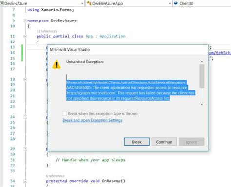 Azure Active Directory Login In Xamarin Forms