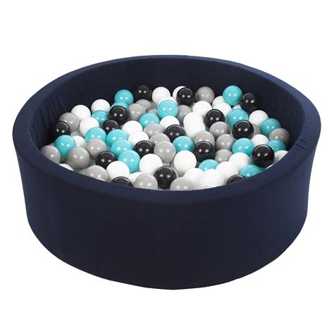 Piscine à Balles Aire De Jeu 200 Balles Bleu Marine Greenweez