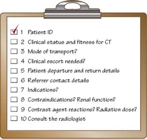 CT Checklist And Approach Radiology Key