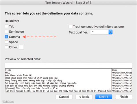 Cách sửa lỗi Tiếng Việt khi mở file CSV trong Excel QuanTriMang com