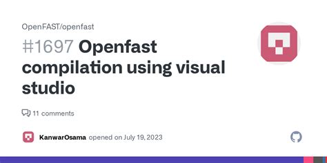 Openfast Compilation Using Visual Studio Issue OpenFAST Openfast GitHub