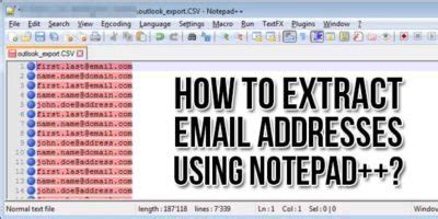 How To Extract Email Addresses Using Notepad EXEIdeas Let S Your Mind Rock