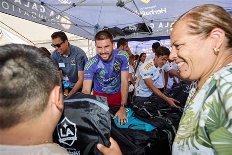 la galaxy and herbalife team up with a place called home to