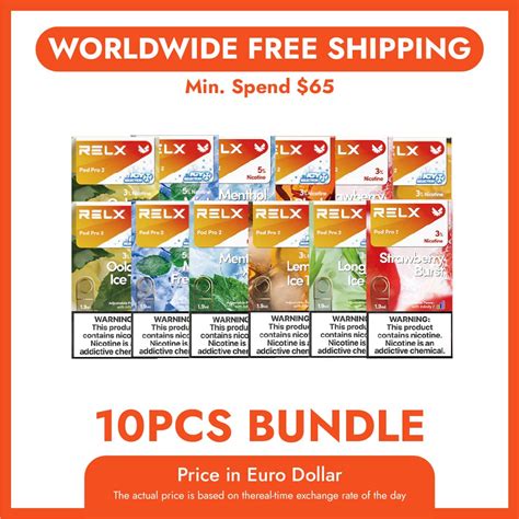 Relx Pod 10pcs Bundle Vrtovape欧洲电子烟