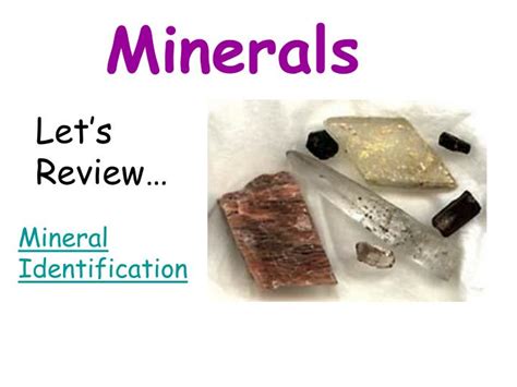 Ppt Minerals Powerpoint Presentation Free Download Id 3301767