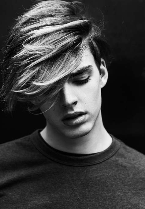 Marvelous Men Angular Fringe Hairstyle Messy Low Maintenance Mens