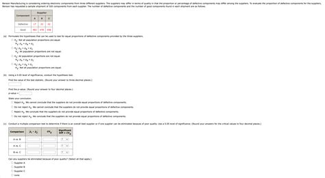 A Formulate The Hypotheses That Can Be Used To Test Chegg