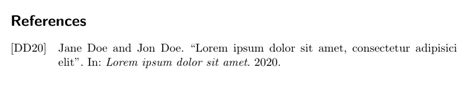Latex How Can I Remove The Labels In A Bibliography List With