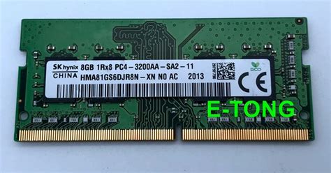 Sk Hynix 8gb X1 Ddr4 3200mhz Hma81gs6djr8n Xn Sodimm Laptop Ram 260pin 1rx8 Pc4 Eur 26 33