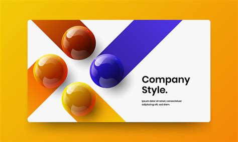 놀라운 팜플렛 벡터 디자인 개념입니다 추상 3d 공 표지 그림 배경 주제에 대한 스톡 벡터 아트 및 기타 이미지 배경 주제 원형 책표지 Istock