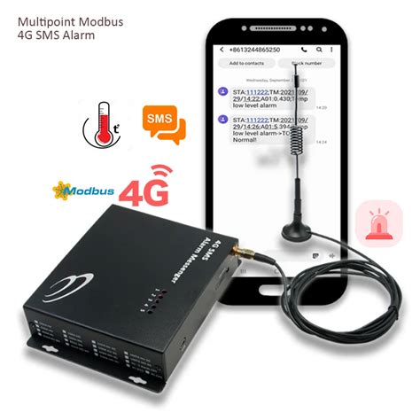 Pulse Counter Modbus 4g Alarm Messenger Wireless Gsm Alarm System 4g Sms Data Logger