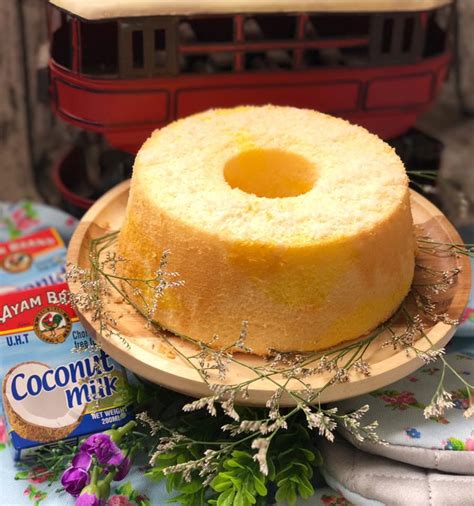 Coconut Passion Fruit Chiffon Cake By Colleen Teo