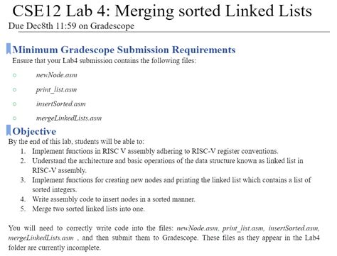 Solved Merging Sorted Linked Lists