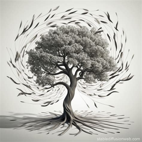 Tree With Separate Wind Nodes Stable Diffusion Online
