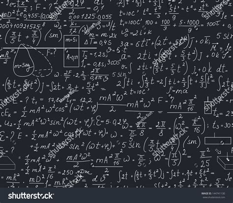 Physical Seamless Pattern Equations Plots Other Stock Vector Royalty Free Shutterstock