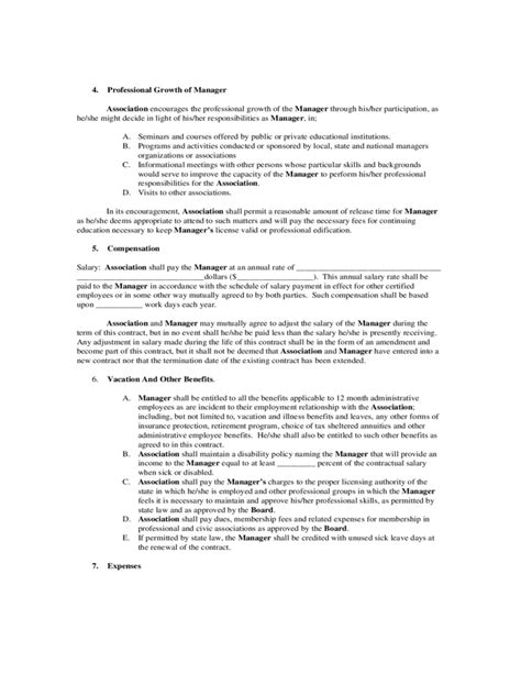 Construction Manager Contract Template Ncejomunicipaldechinu