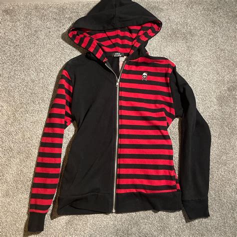 2000s Emo Social Collision Hot Topic Hoodie Small Depop