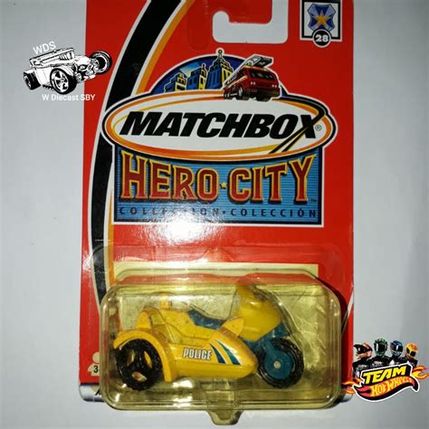 Jual Matchbox Mbx Hero City Motor Roda 3 Police Yellow Langkah Hobi