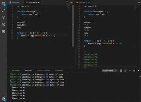 Execute Javascript Node Js Code Right From Visual Studio In REPL Manner Stack Overflow