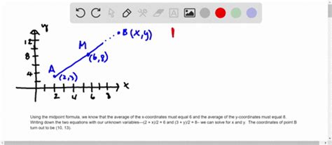 SOLVED WRITE Completing A Line Segment Plot The Points M 6 8 And A 2
