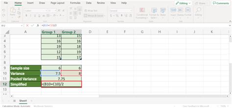 How To Calculate Pooled Variance In Excel Sheetaki