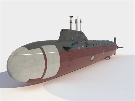 Type 885 Yasen Class Submarine 3d Model By Finiask
