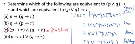 Solved Determine Which Of The Following Are Equivalent To