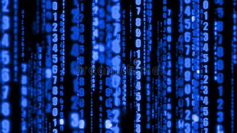 Background Binary Code Computer Data Digital Matrix Stock Video Video